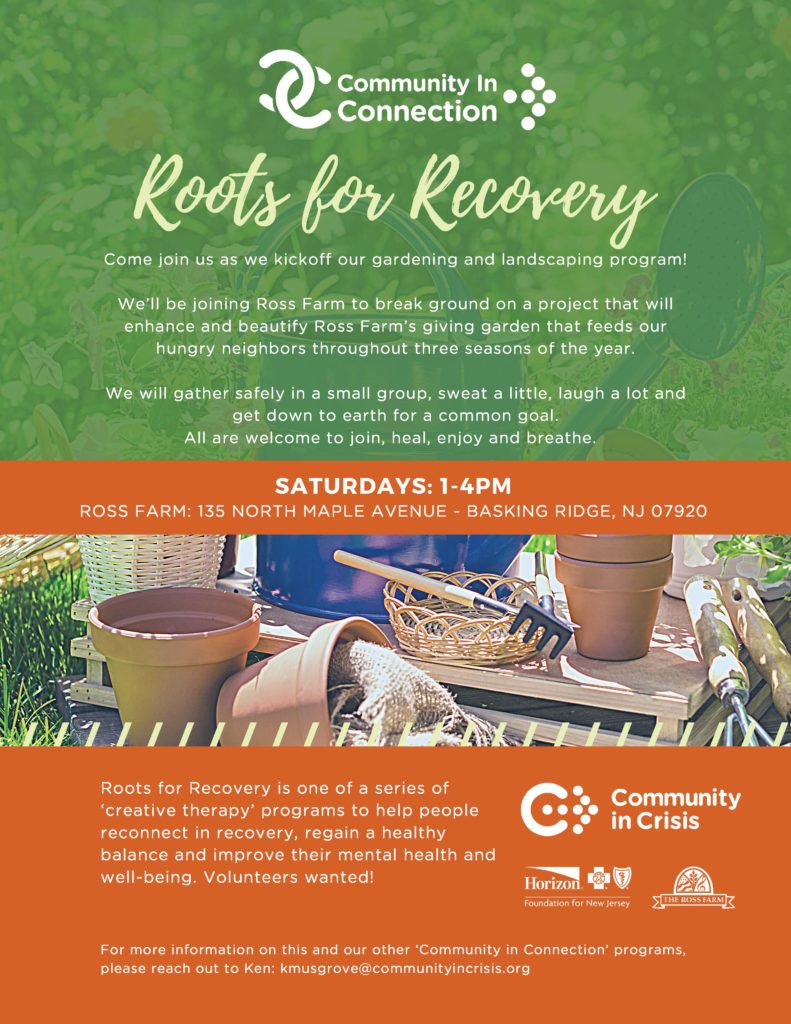 Roots for Recovery | Community in Crisis