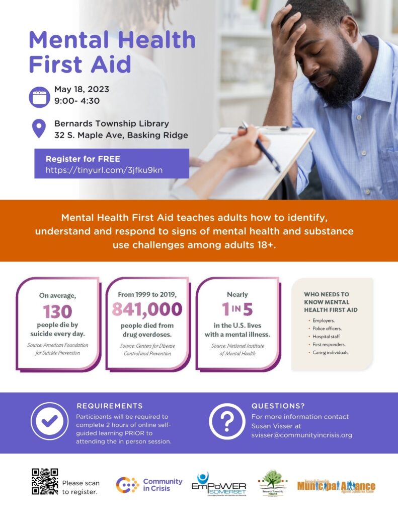 Mental Health First Aid | Community in Crisis