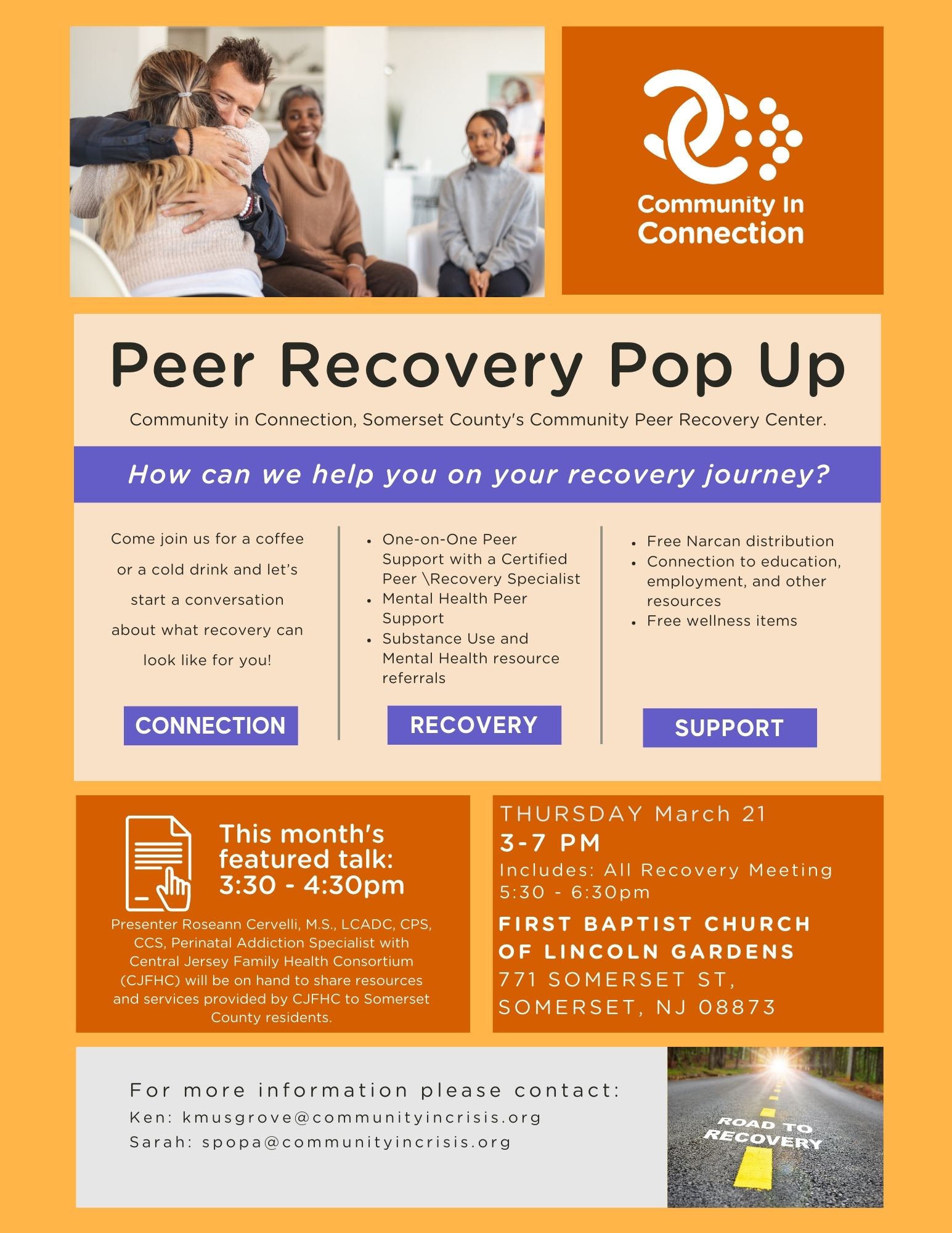 Pop Up Recovery Franklin | Community in Crisis