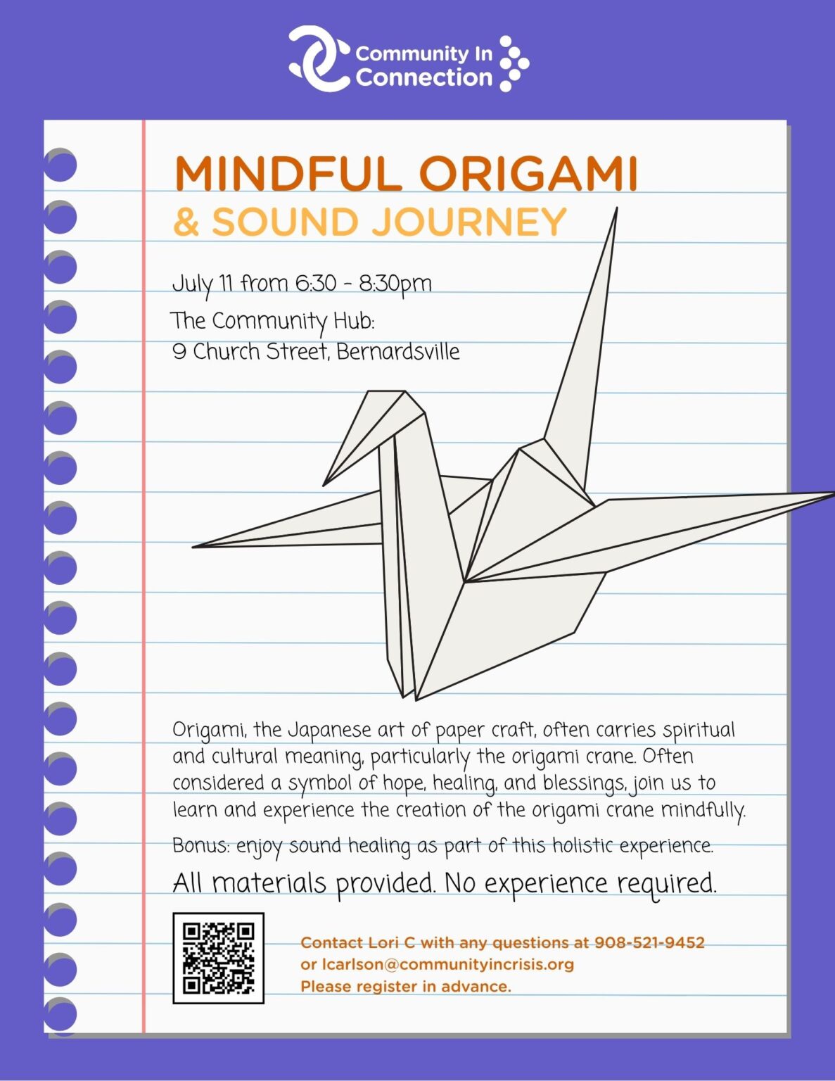 Mindful Origami | Community in Crisis